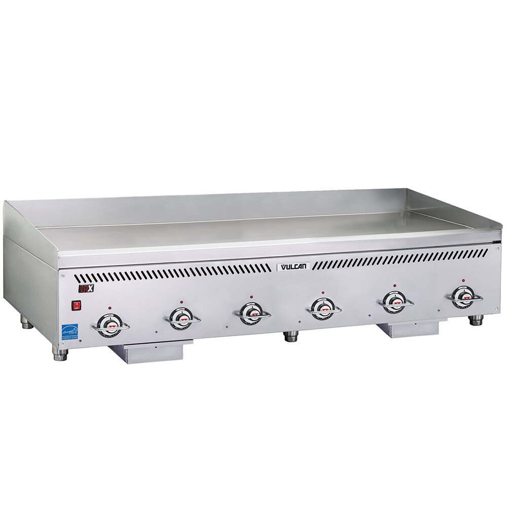 Vulcan VCCG72-AS Natural Gas 72" Griddle with Atmospheric Burners and ...