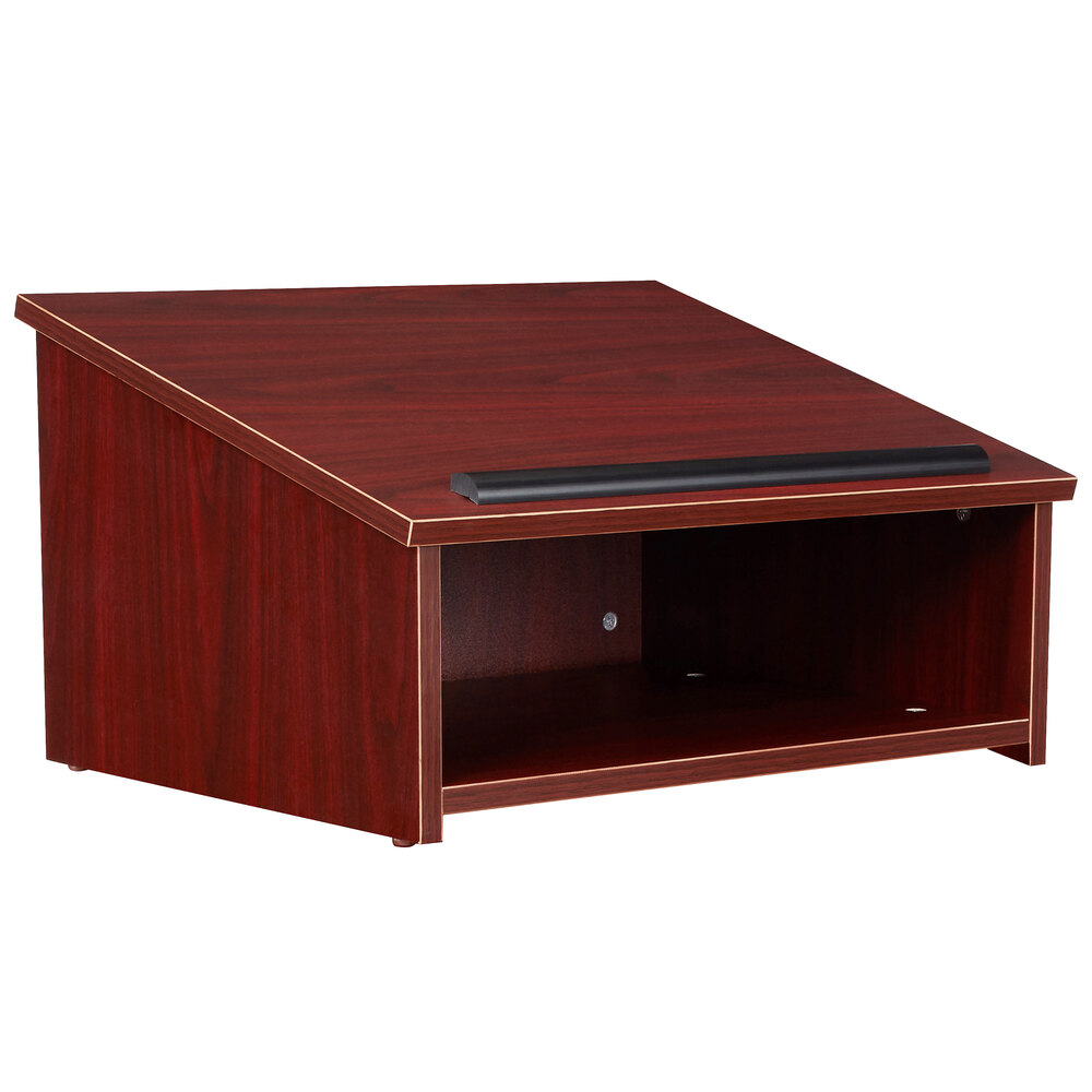 Oklahoma Sound 22-MY Mahogany Finish Tabletop Host Stand