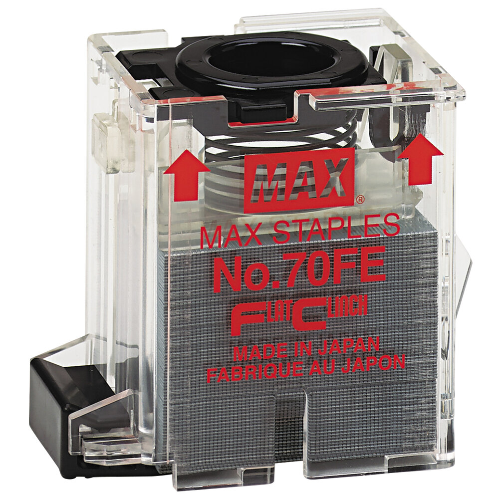 MAX NO70FE 5000 Staple Cartridge for MAX EH-70F Flat-Clinch Electric ...
