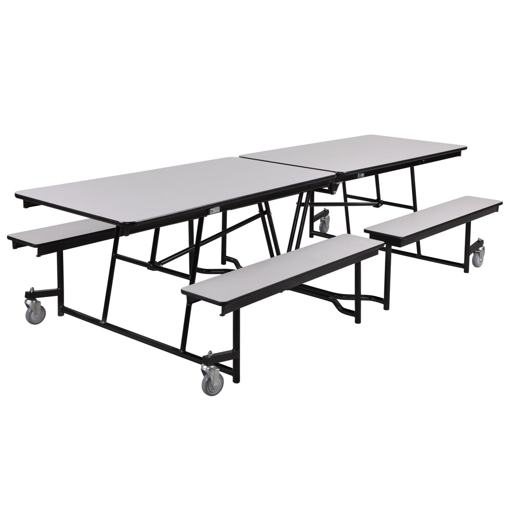 National Public Seating MTFB10-MDPECR 10' Rectangular Fixed Bench MDF ...