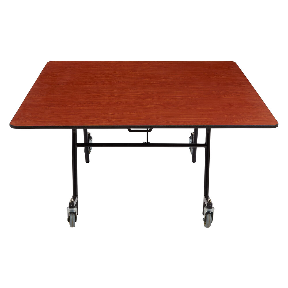 National Public Seating MTSSF-60Q-MDPEPC 60" Square MDF Cafeteria Table ...
