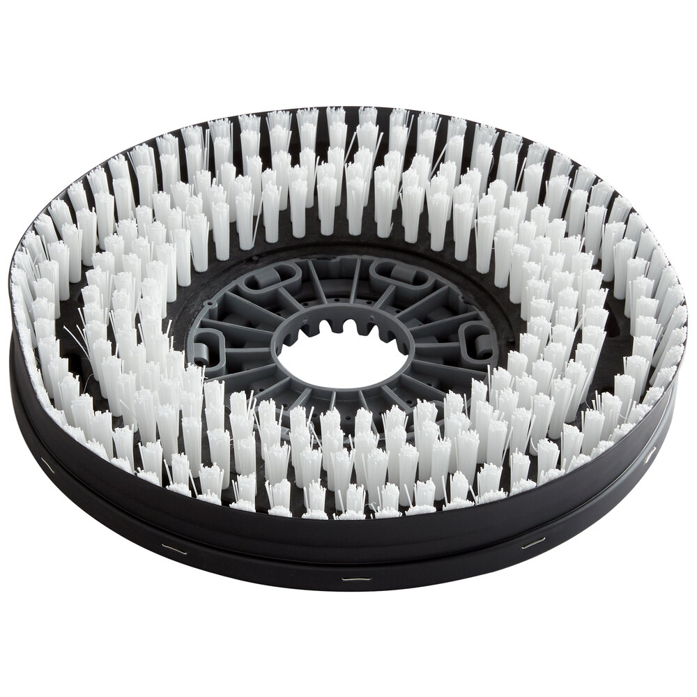 Minuteman 99751510 13" White Medium-Duty Disc Brush with Aqua-Stop for ...