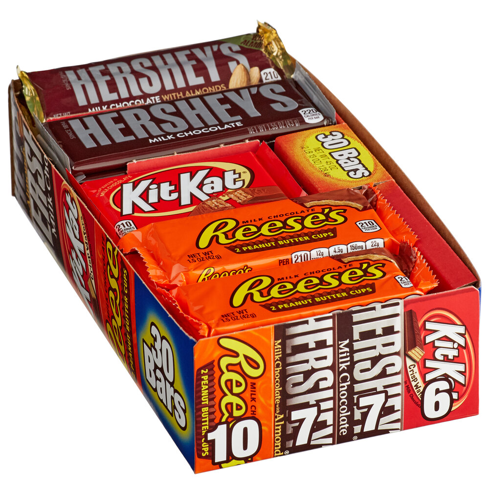 Hershey s Full Size Candy Bar Variety Pack 30 Count