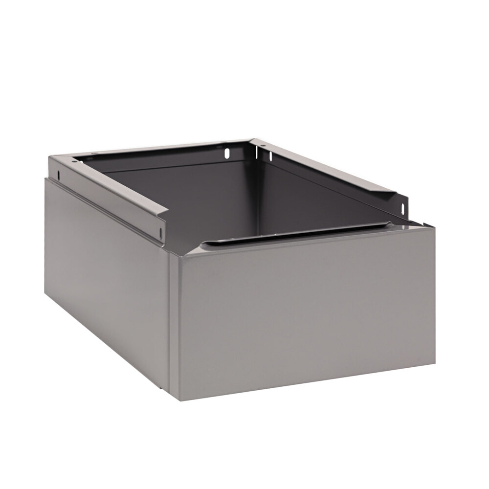 Tennsco CLB1218MG Single Stack Gray Steel Locker Base - 12" x 18"
