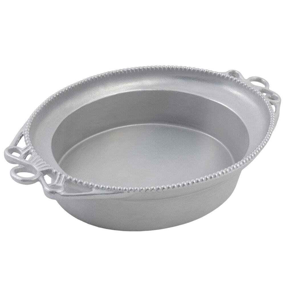 Bon Chef 2102P Bolero 8 Qt. Pewter-Glo Cast Aluminum Bowl
