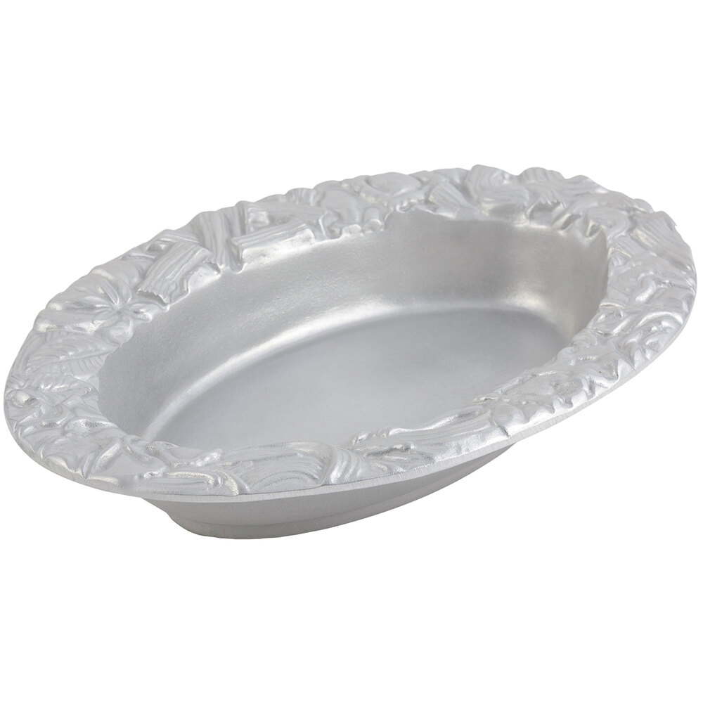 Bon Chef 5500P 3 Qt. Pewter-Glo Cast Aluminum Pasta Bowl