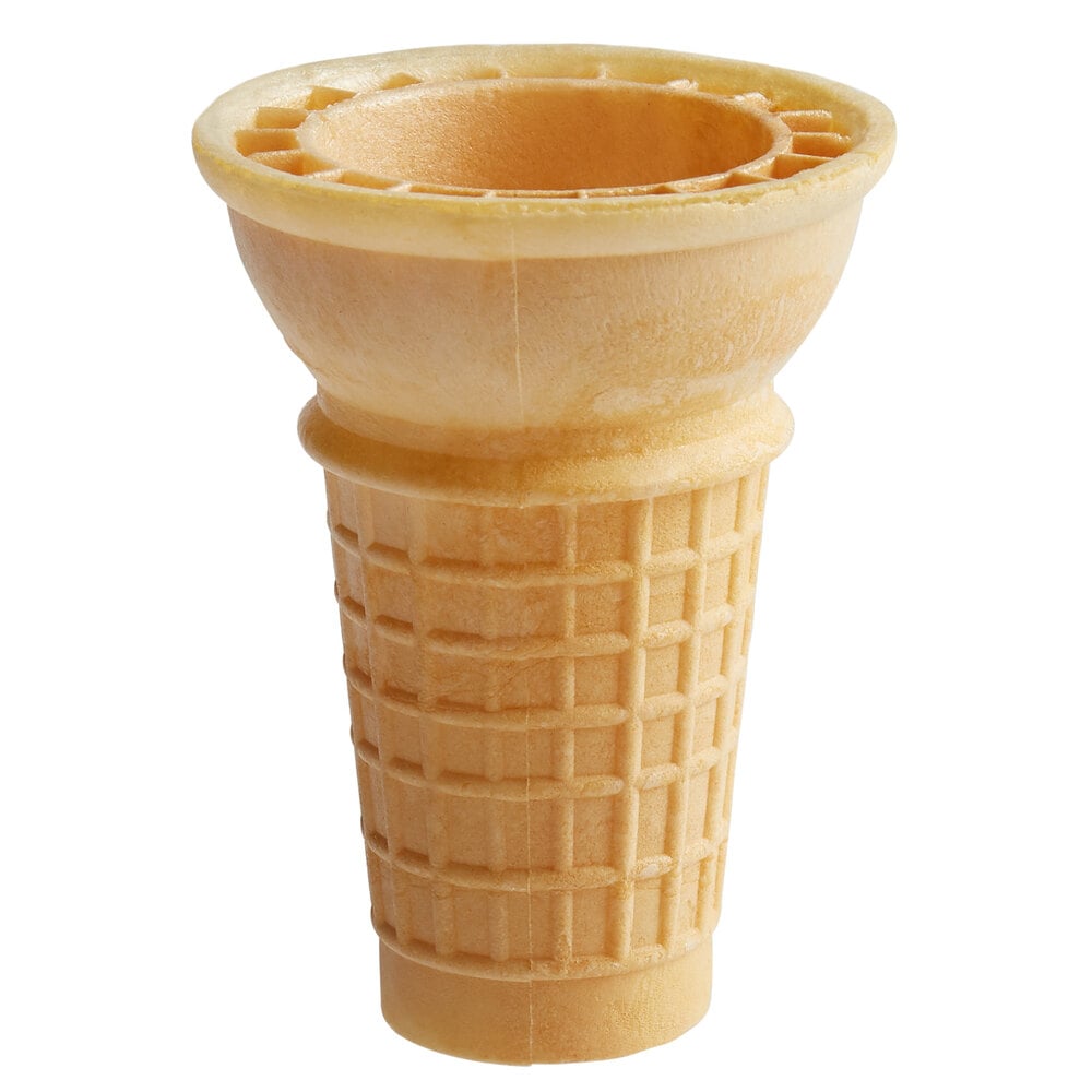 JOY #60 Flat Bottom Cake Cone - 484/Case