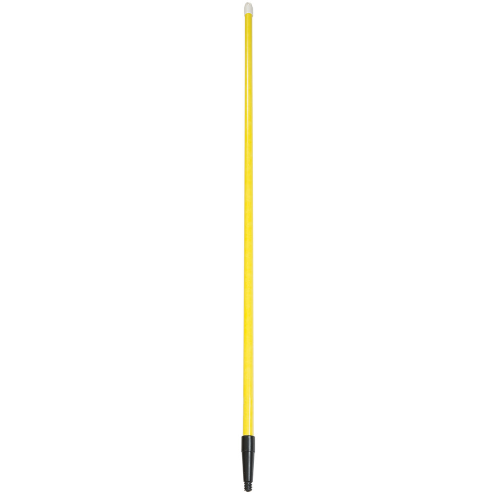 Carlisle Sparta 4022004 60" Yellow Tapered / Threaded Fiberglass Broom ...