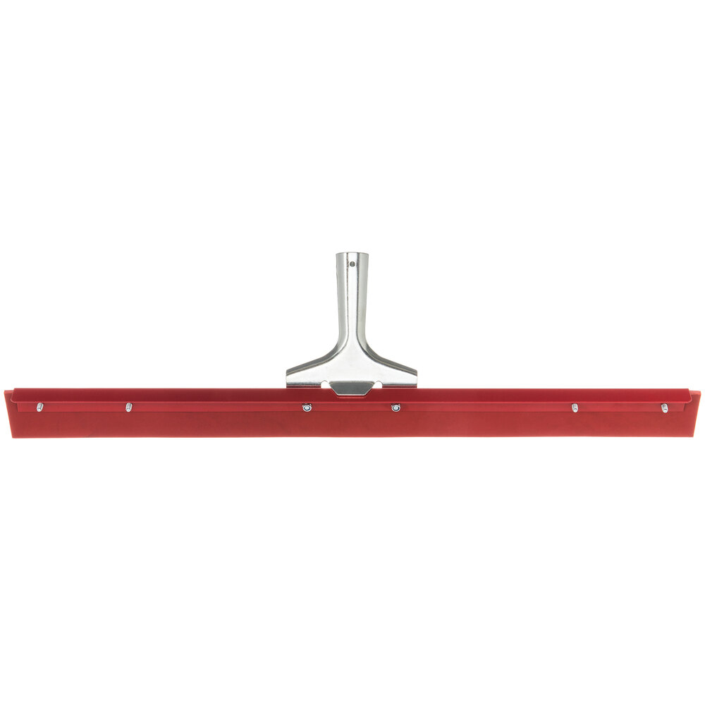 Carlisle Flo-Pac 4007600 24" Straight Red Gum Rubber Heavy-Duty Floor ...