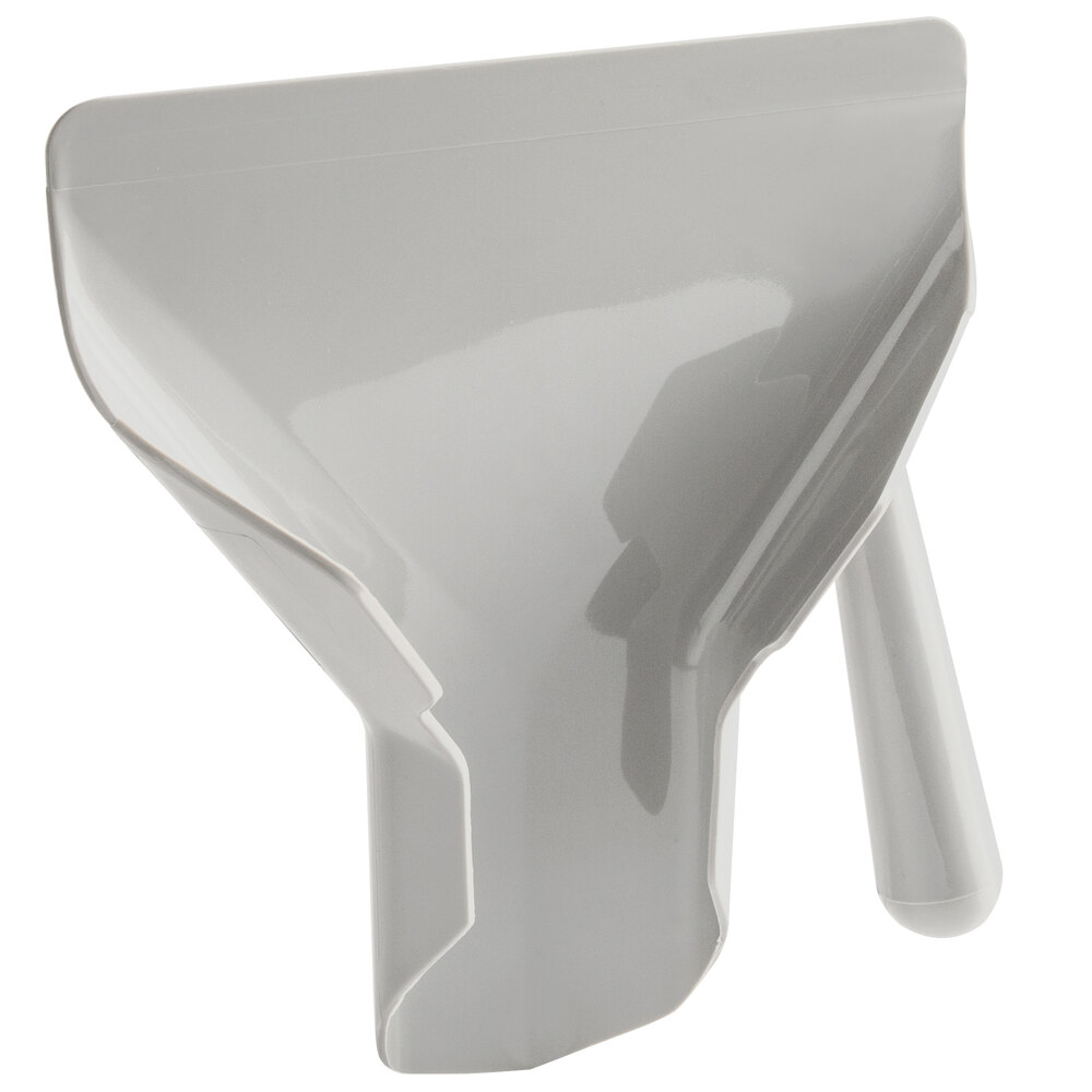 Vollrath 3670 9" x 8" Plastic FryBagger™ Right Handle French Fry Scoop