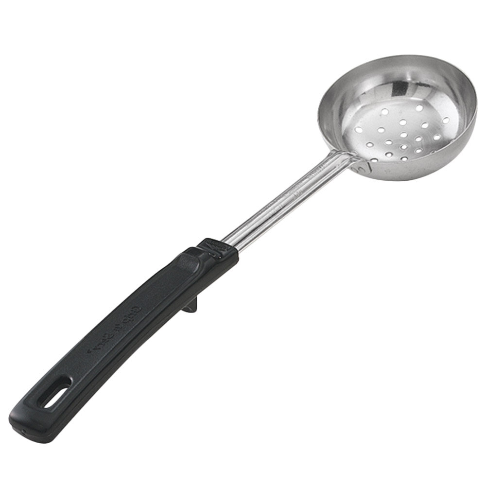 Vollrath 61170 4 oz. Black Perforated Round Stainless Steel Spoodle ...