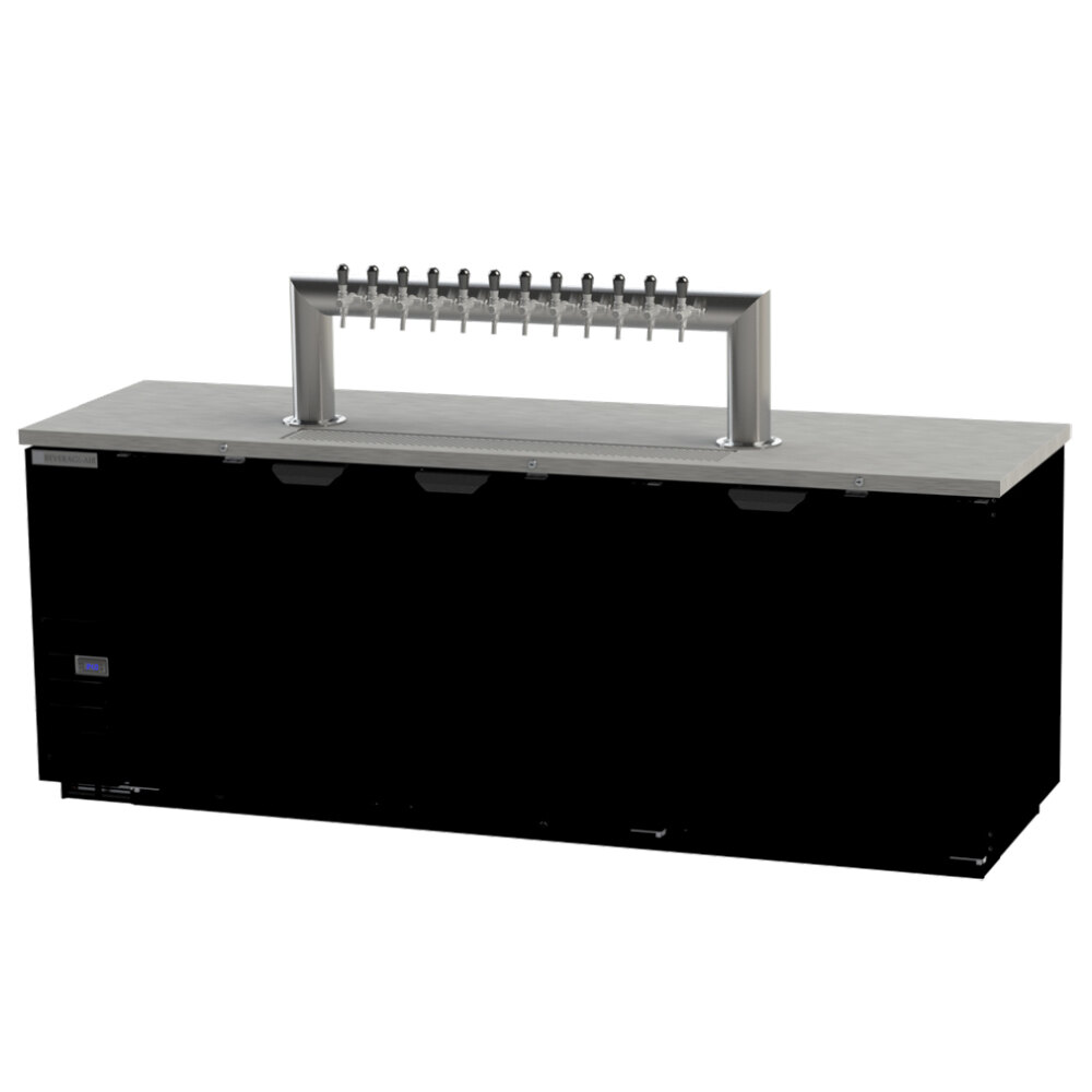 Beverage-Air DD94HC-1-B-12T 12 Tap Kegerator Beer Dispenser - Black, (5 ...