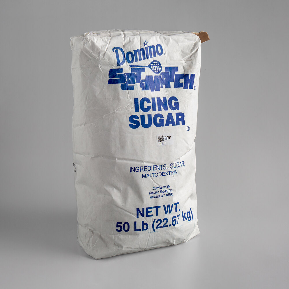 Domino 50 lb. Set & Match Confectioners Icing Sugar
