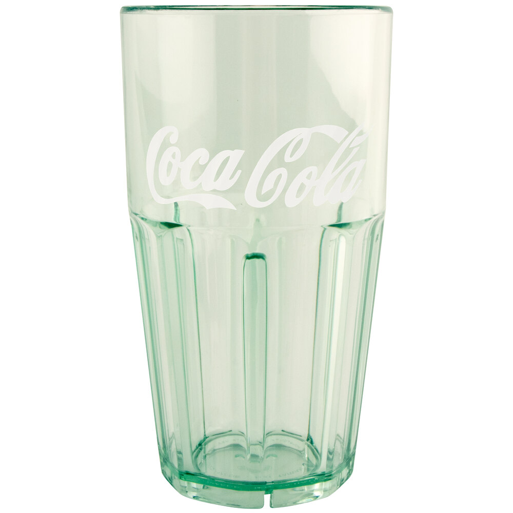 GET 9922-JC Bahama 22 oz. Jade Coca-Cola® SAN Plastic Tumbler - 72/Case