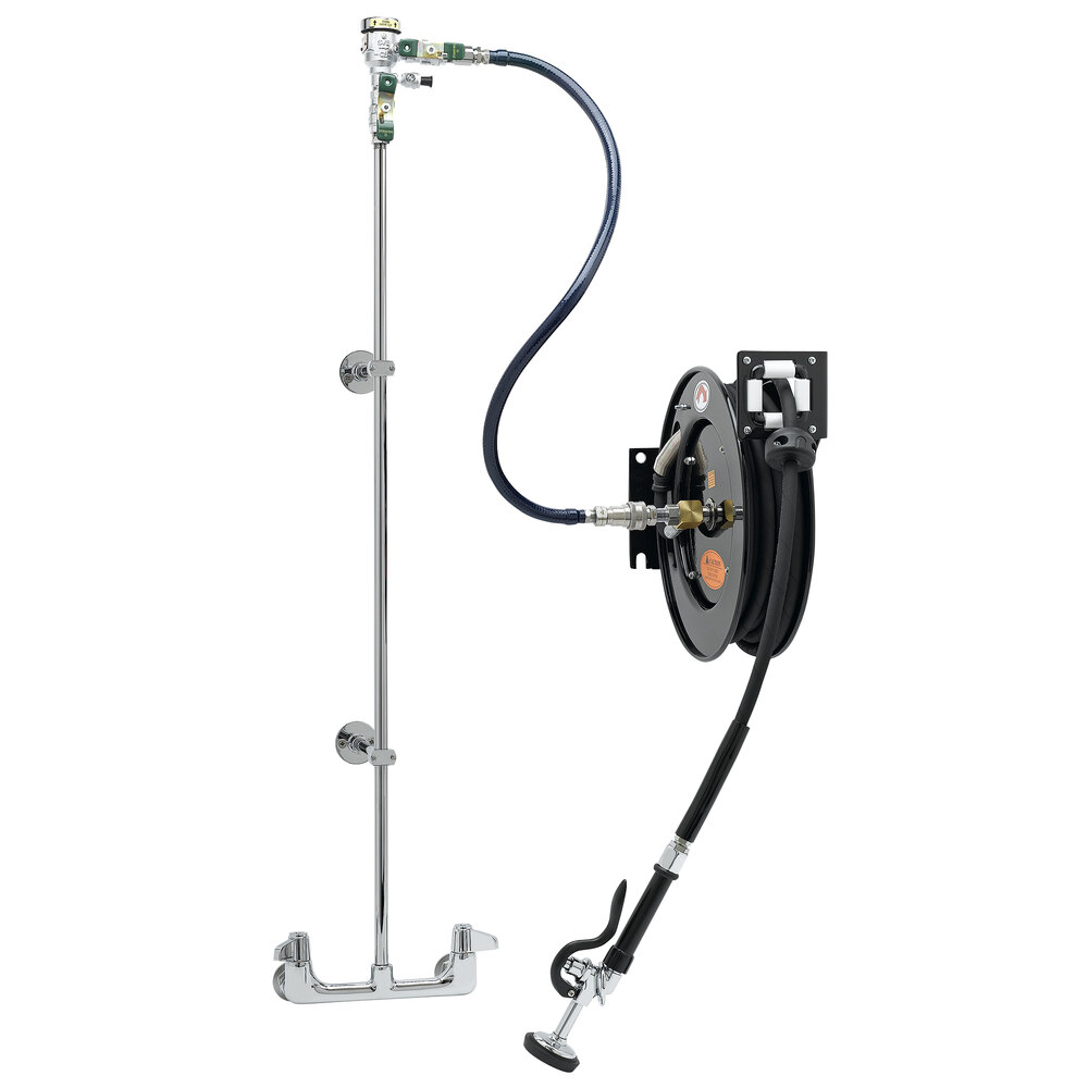 Equip by T&S 5HR-232-01XE1 35' Open Hose Reel System with Wall Mount ...