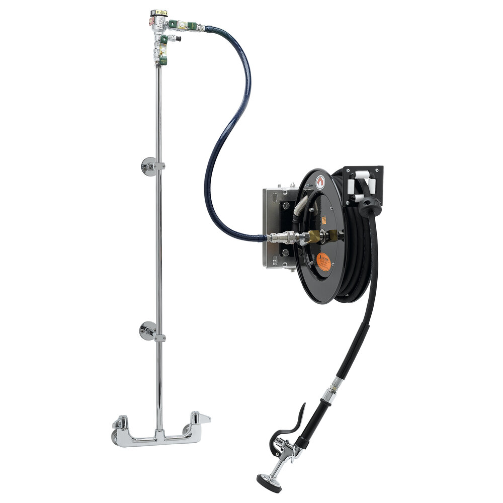 Equip by T&S 5HR-232-01WE1 35' Open Hose Reel System with Wall Mount ...