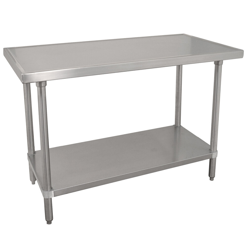 Advance Tabco VSS-365 36" x 60" 14 Gauge Stainless Steel Work Table ...