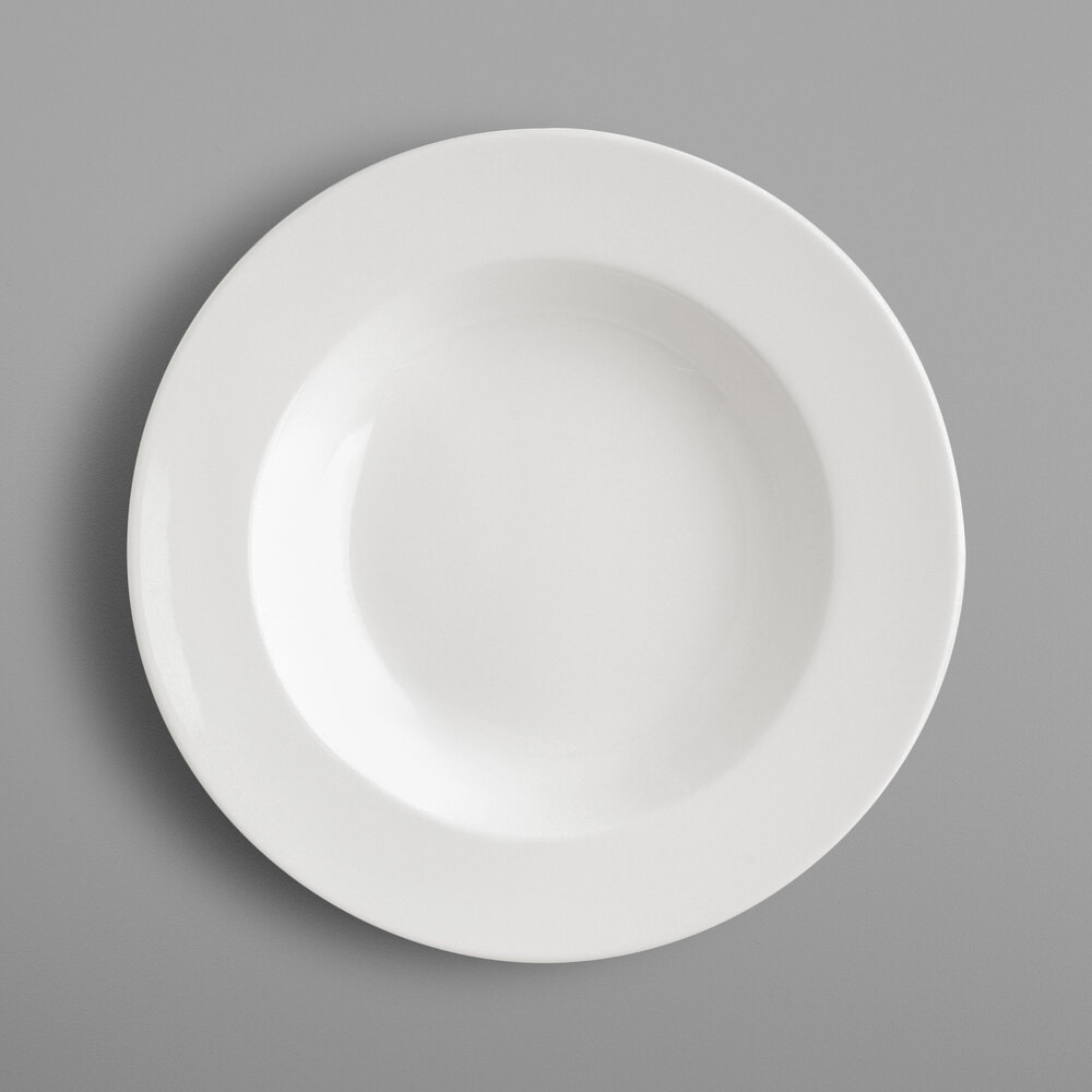 RAK Porcelain Banquet 11" Ivory Porcelain Deep Plate - 12/Case