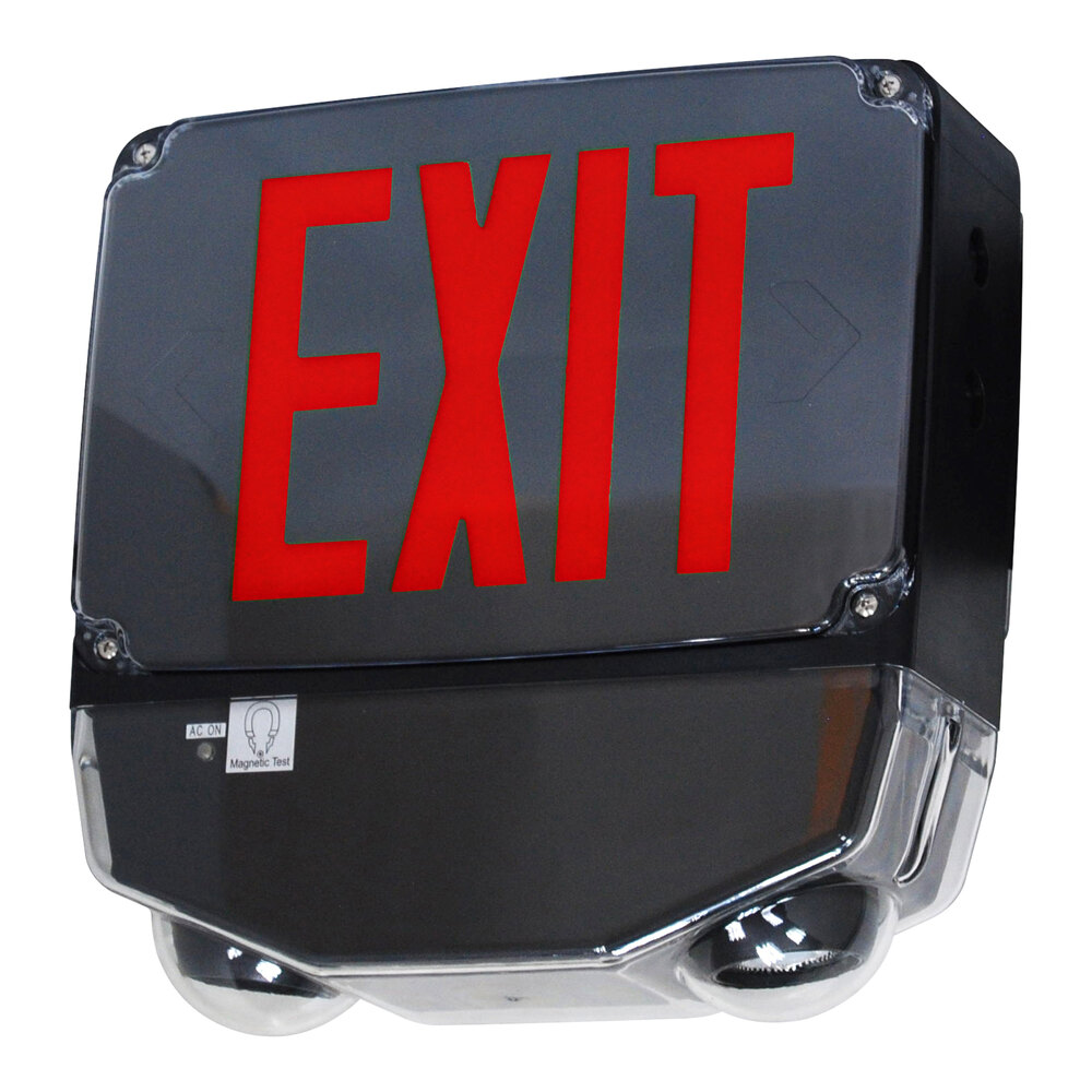 CLS 02-CWLEZXTEU1RB-CW Single Face Wet Location Cold Weather Black LED ...