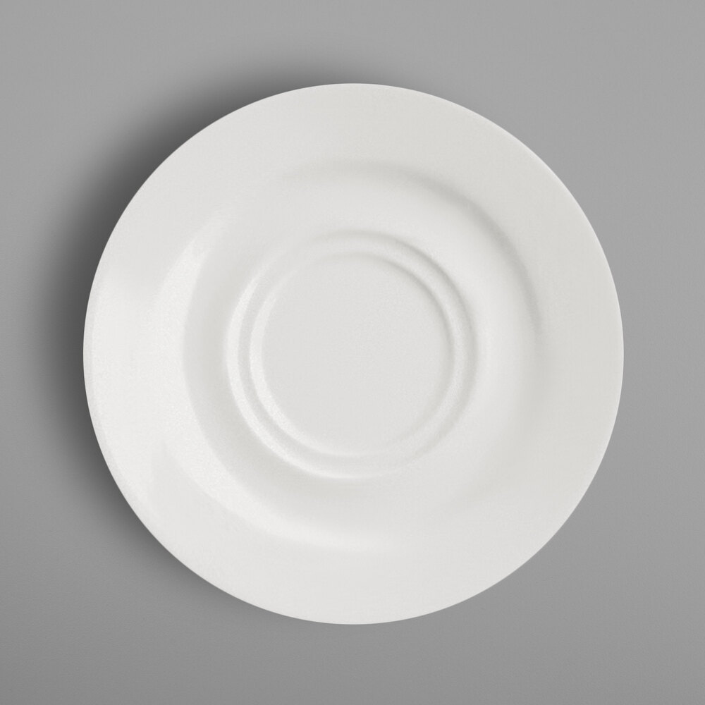 RAK Porcelain Banquet 6 11/16" Ivory Porcelain Saucer - 12/Case
