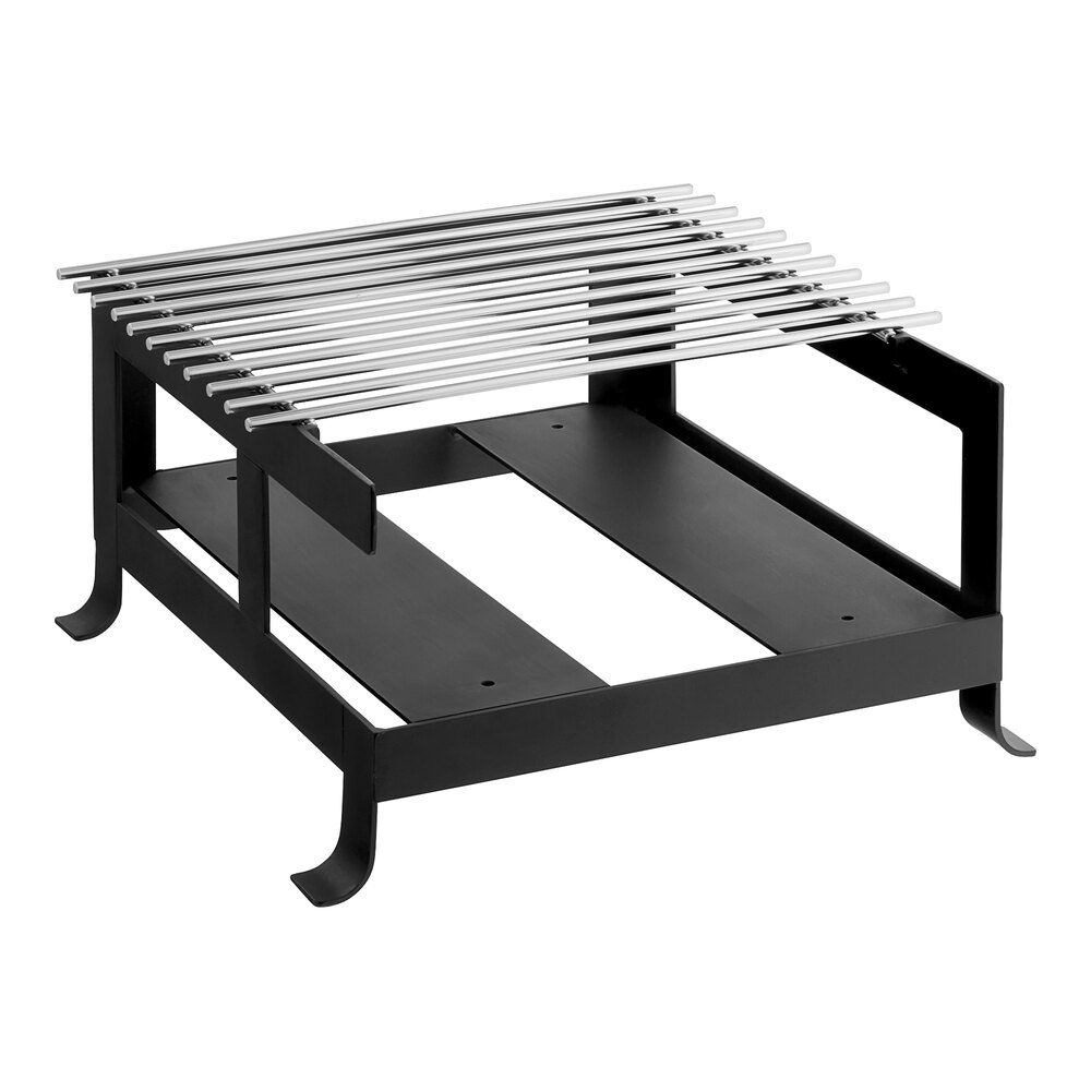 Cal-Mil 1576-13 Soho Black Steel Butane Burner Frame - 14" x 13 3/4" x ...