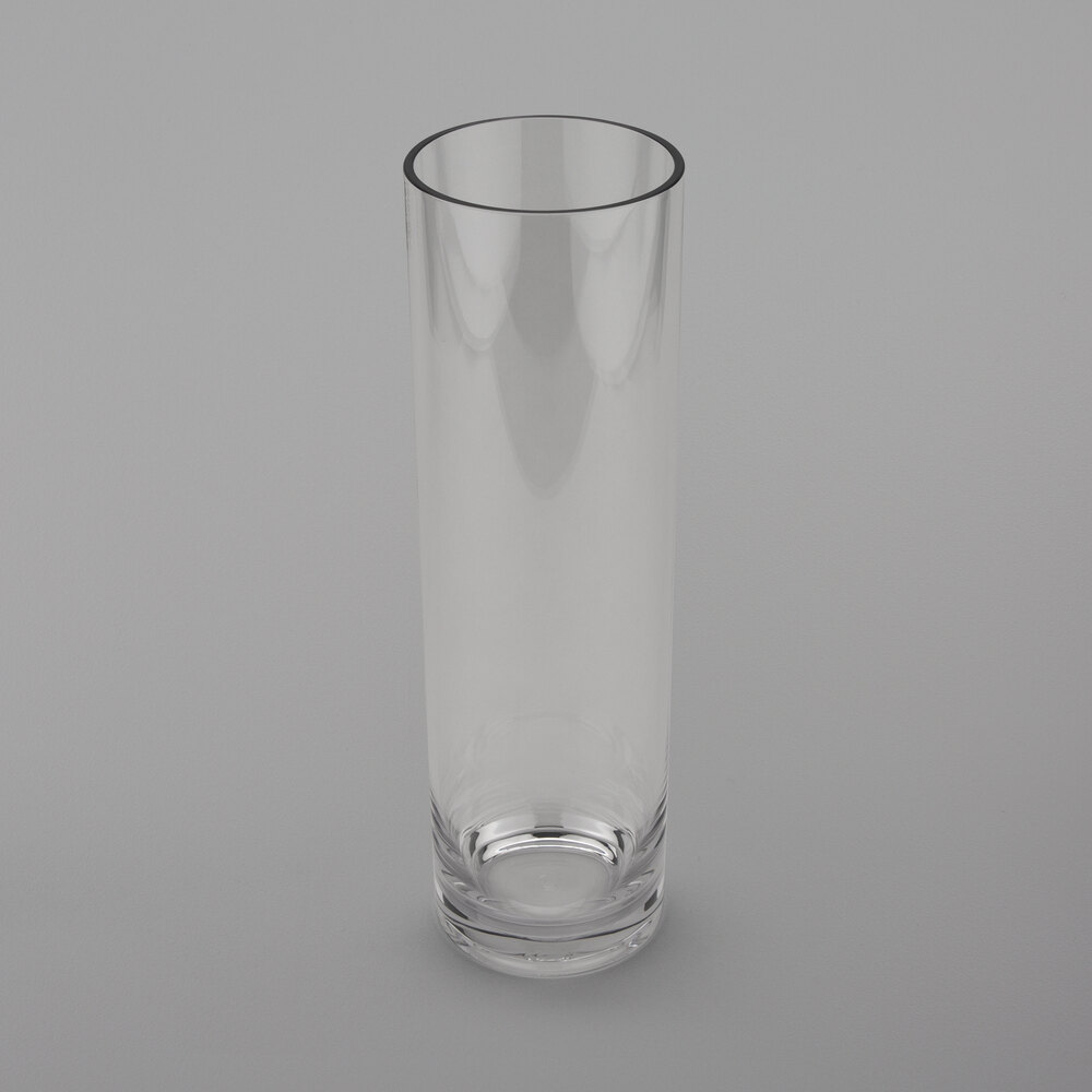 GET V-11-CL Ace of Vase 15 3/4" Clear Polycarbonate Accent Vase