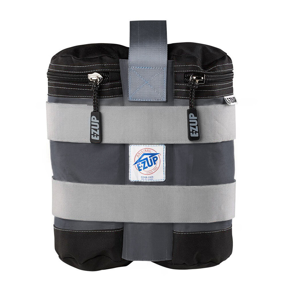 E-Z Up WB3SGBK4 Steel Gray Instant Shelter Weight Bags - 4/Set