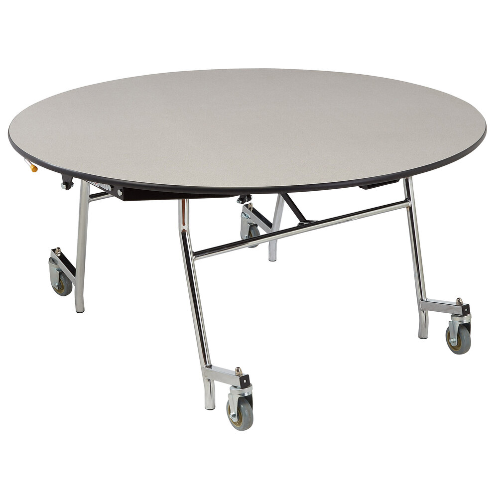 National Public Seating MTSSF-48R-MDPEPC 48" Round MDF Cafeteria Table ...