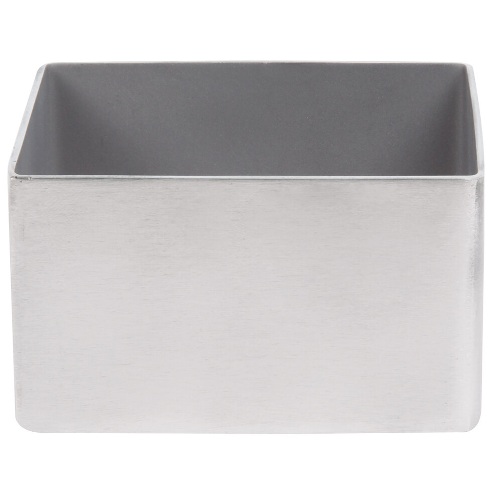 American Metalcraft SSPH4 Rectangular Sugar Caddy Stainless Steel 3 1/4 ...