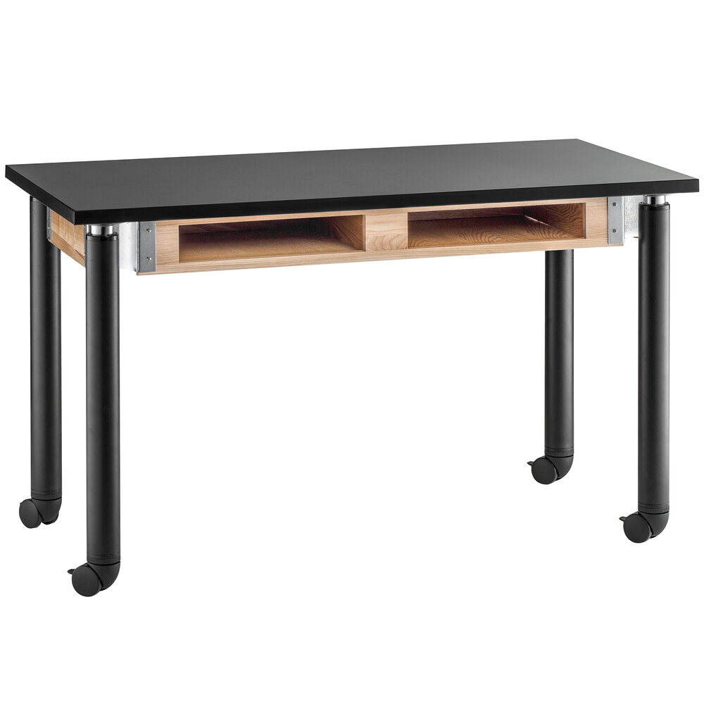 National Public Seating SLT4-2454PBC 24" x 54" Height Adjustable Mobile ...