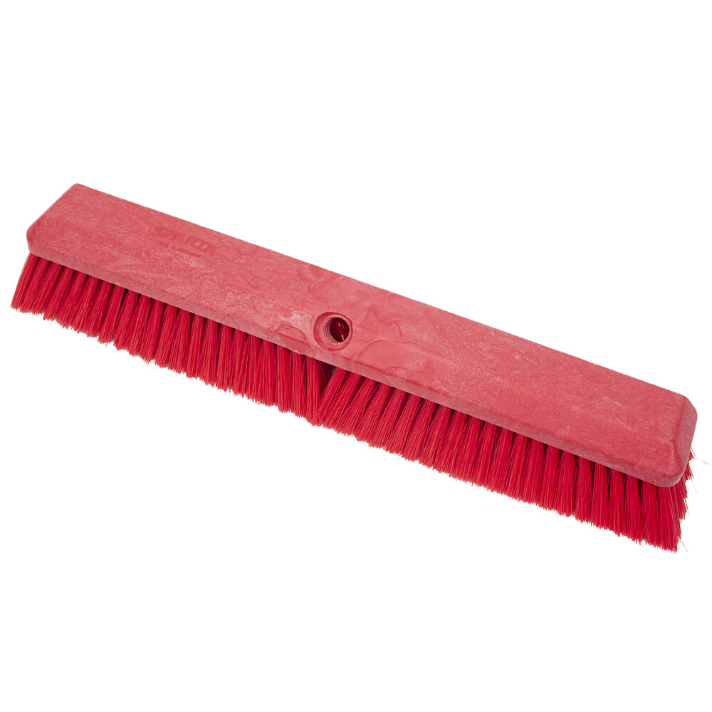 Carlisle 41890EC05 Sparta Omni Sweep Red 18" Push Broom Head with ...