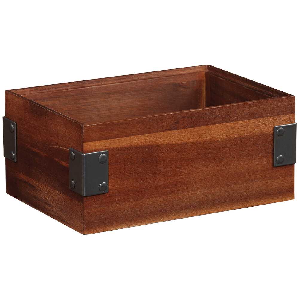GET Enterprises WB-964WD-W Urban Renewal 9" x 6" x 4" Walnut ...