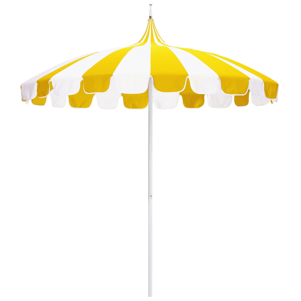 California Umbrella SMPT 852 SUNBRELLA 1 Pagoda 8 1/2' Round Push Lift ...