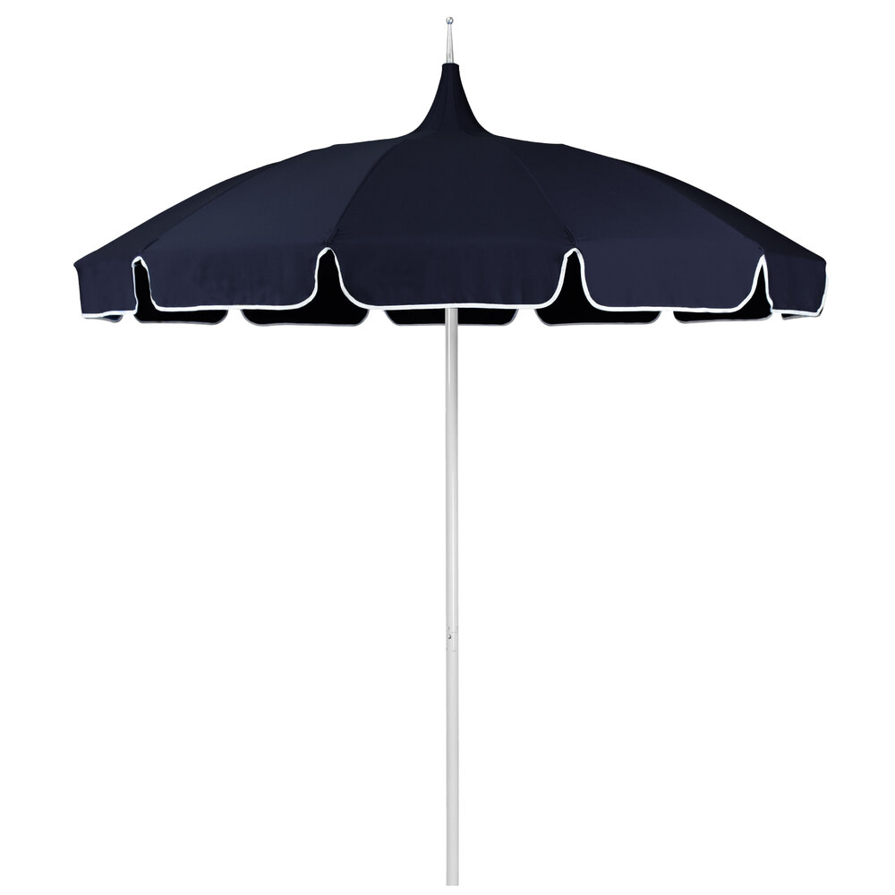 California Umbrella SMPT 852 SUNBRELLA 1 Pagoda 8 1/2' Round Push Lift ...