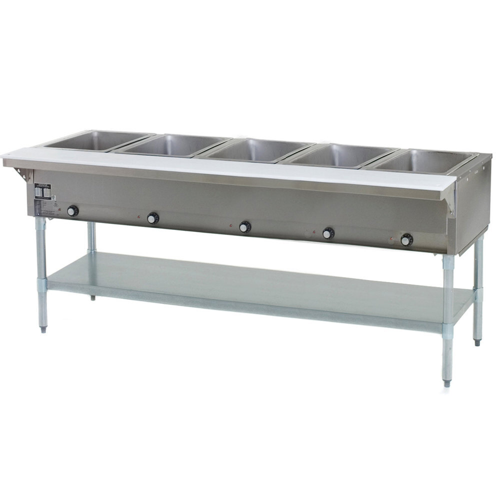 Eagle Group SHT5 Liquid Propane Steam Table Five Pan - All Stainless ...