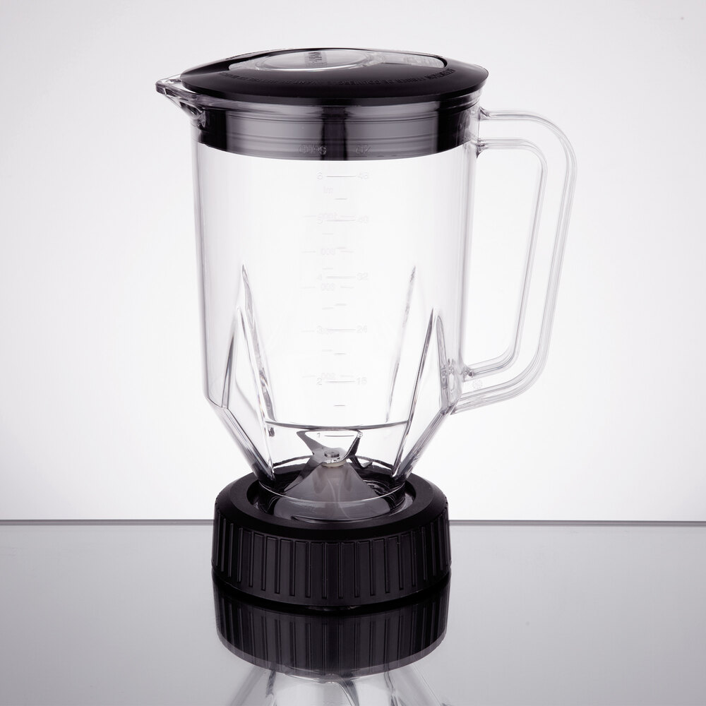 Waring CAC29 48 oz. Polycarbonate Jar with Lid and Blade for Commercial ...
