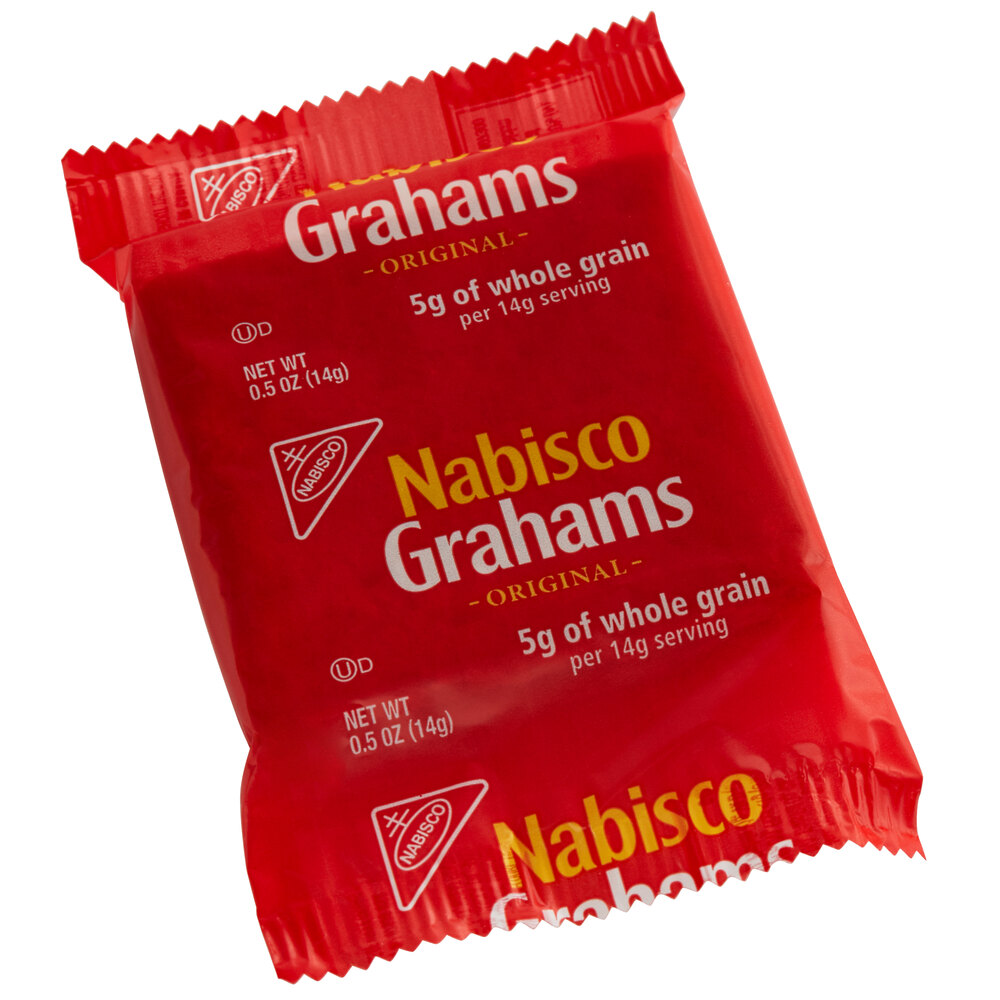 Nabisco 2-Count (0.49 oz.) Original Graham Crackers Snack Pack - 200/Case