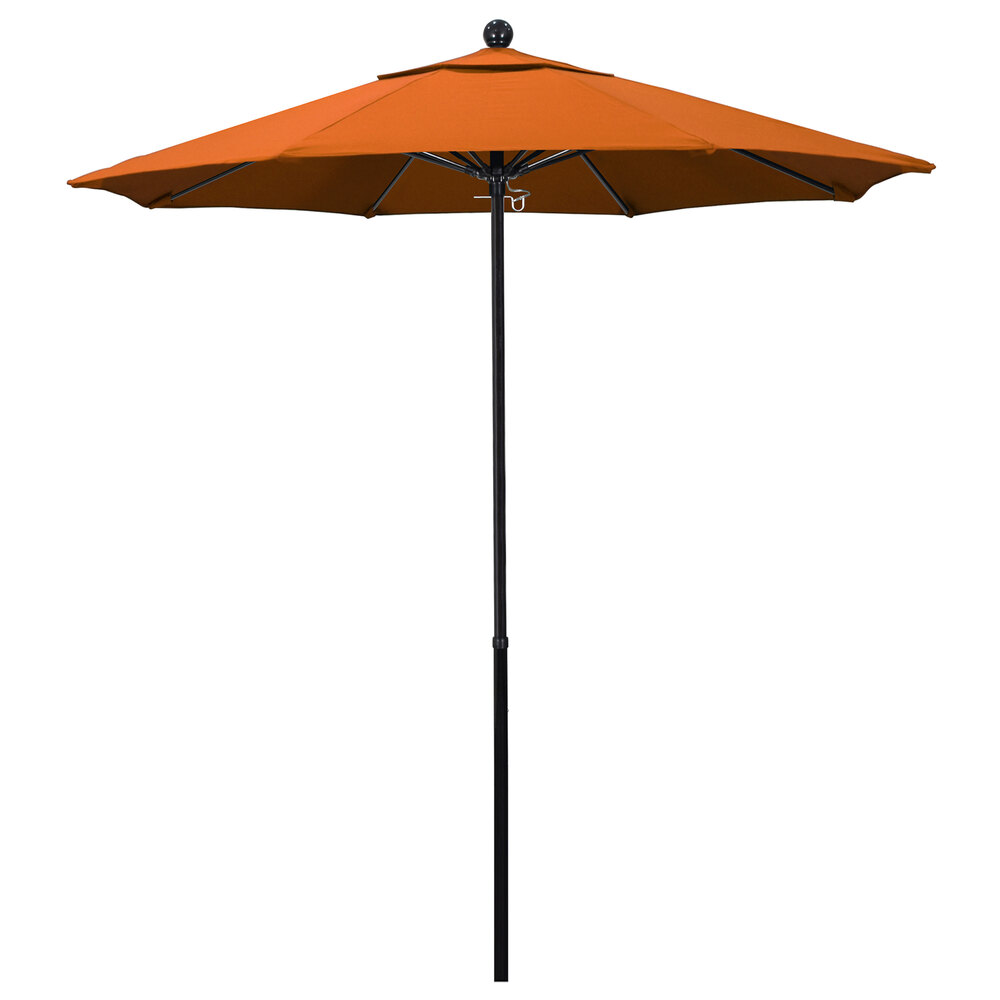 California Umbrella EFFO 758 PACIFICA Oceanside 7 1/2' Round Push Lift ...