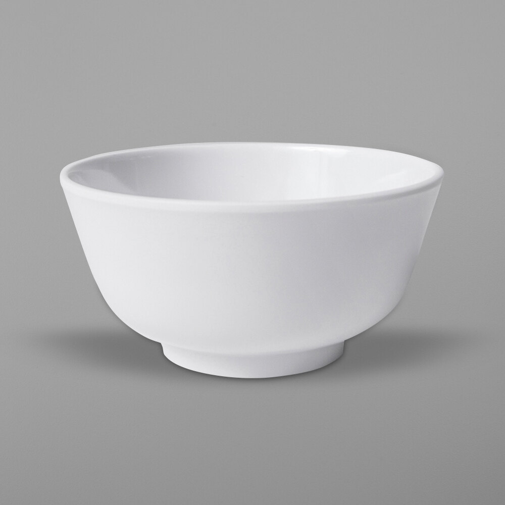 Elite Global Solutions B4545-W Simplicity 12 oz. White Round Melamine ...