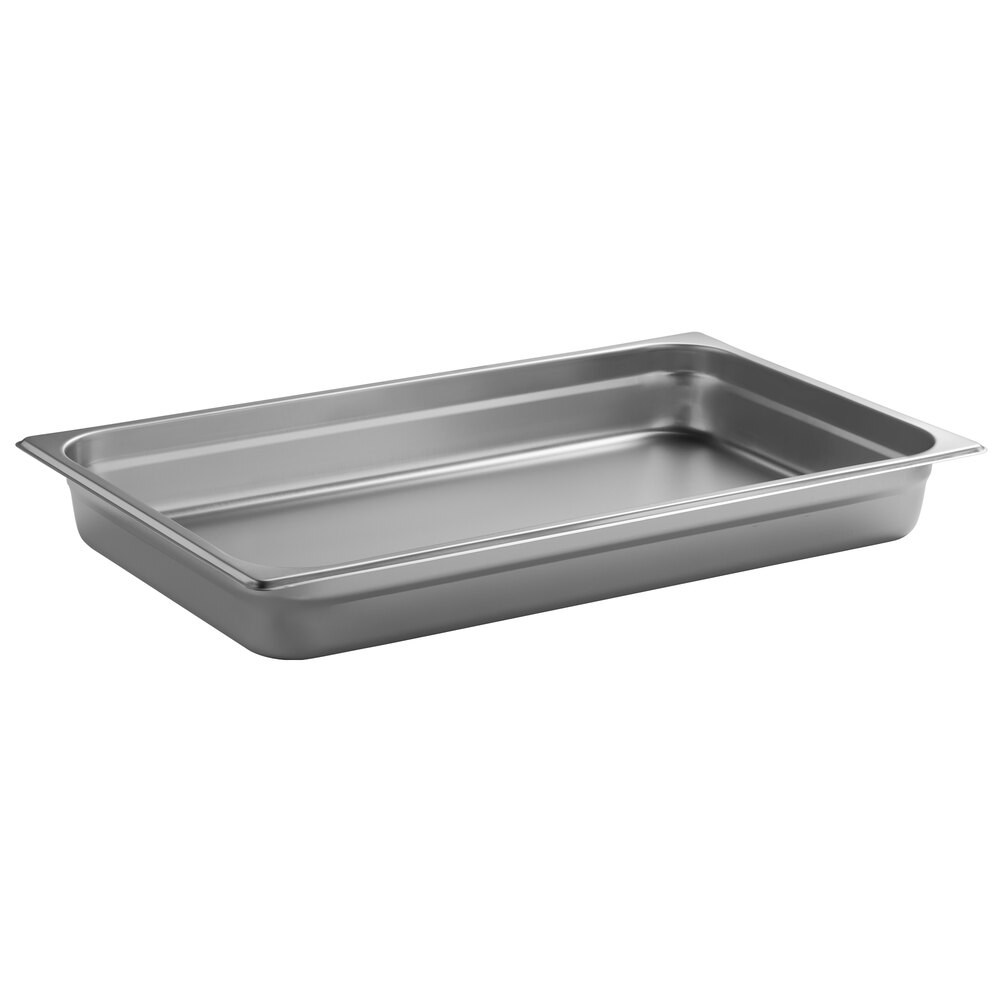 Choice Full Size 2 1/2" Deep Anti-jam Stainless Steel Steam Table ...