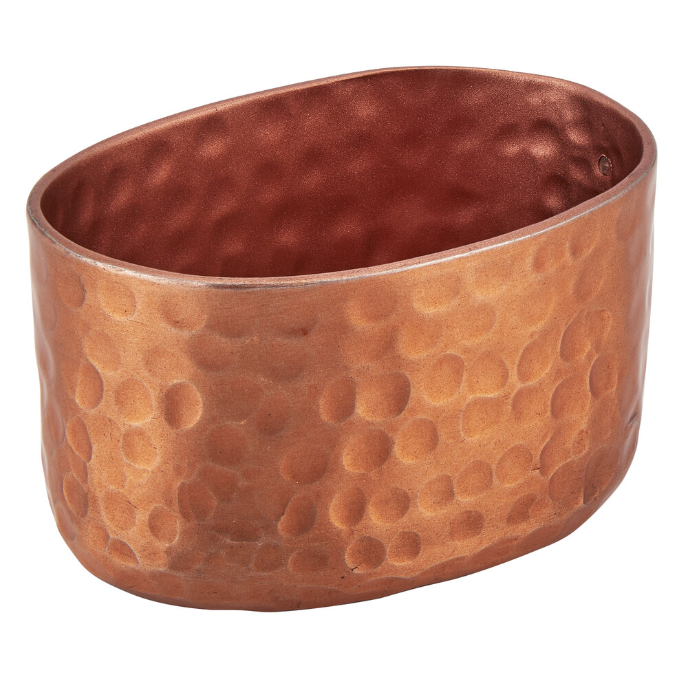 American Metalcraft ASPC 6 oz. Copper Oval Hammered Aluminum Sugar ...