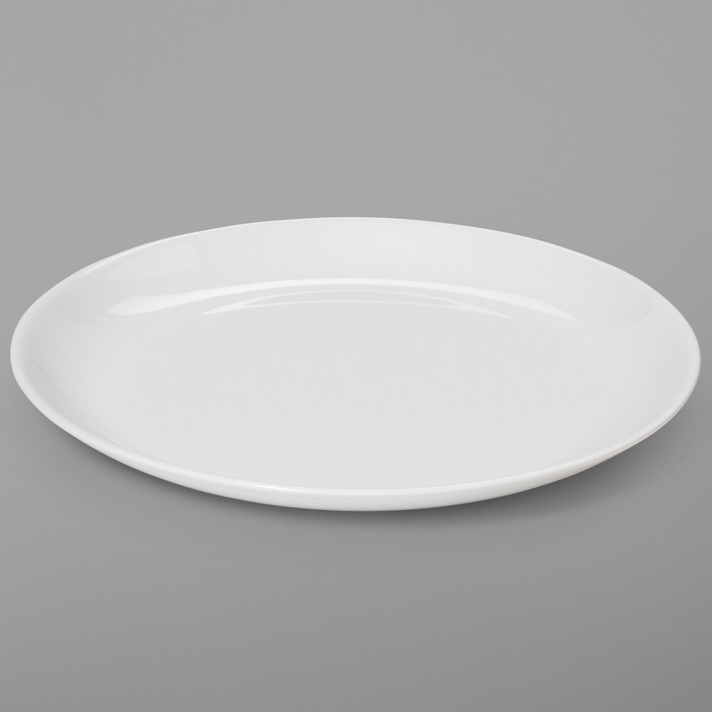 GET Settlement 10 1/2" Ivory (American White) Melamine Round Coupe ...