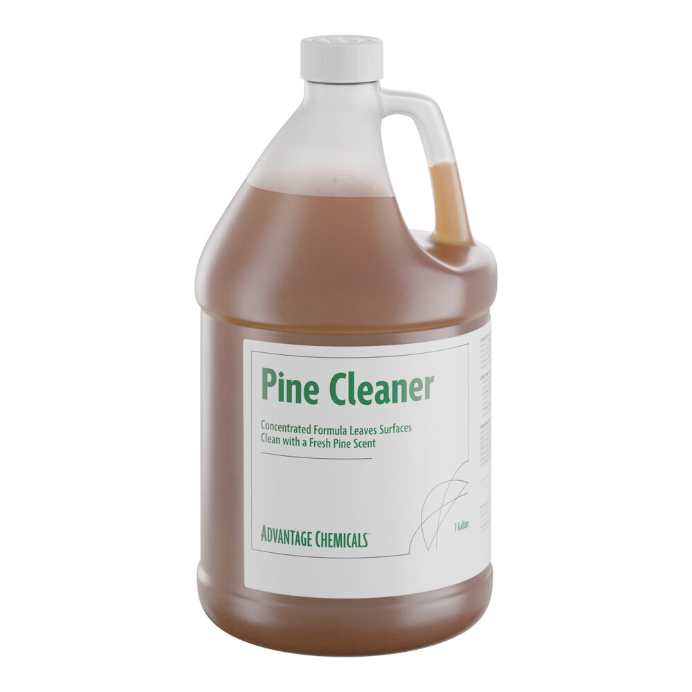 Advantage Chemicals 1 Gallon / 128 oz. Concentrated Pine Cleaner - 4/Case