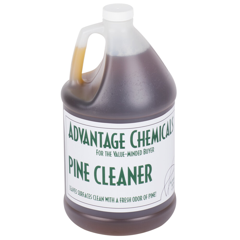 Advantage Chemicals 1 Gallon / 128 oz. Concentrated Pine Cleaner - 4/Case