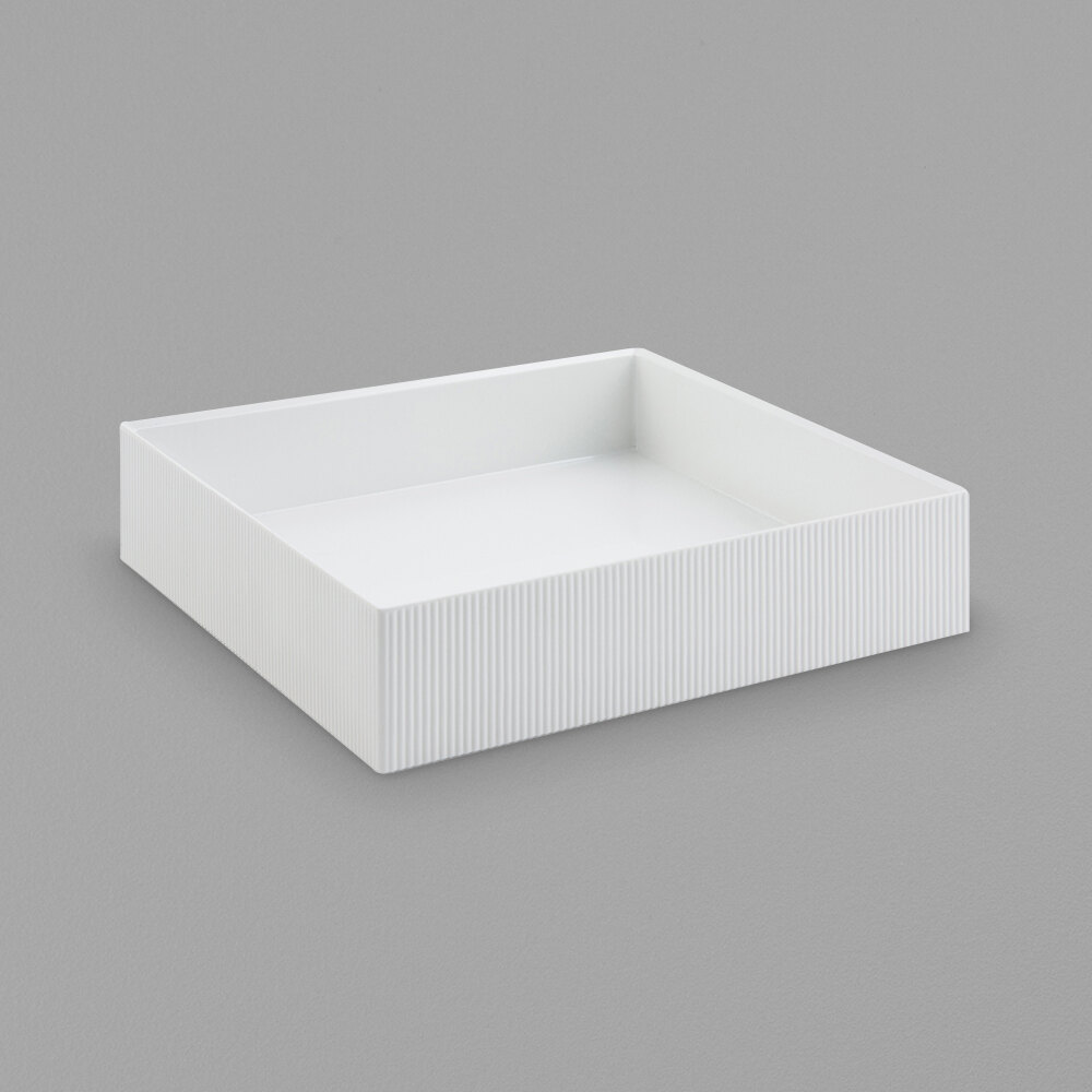 Bon Chef 9324WHITE 11 1/4" x 11 1/4" x 2 1/2" White Square Melamine ...