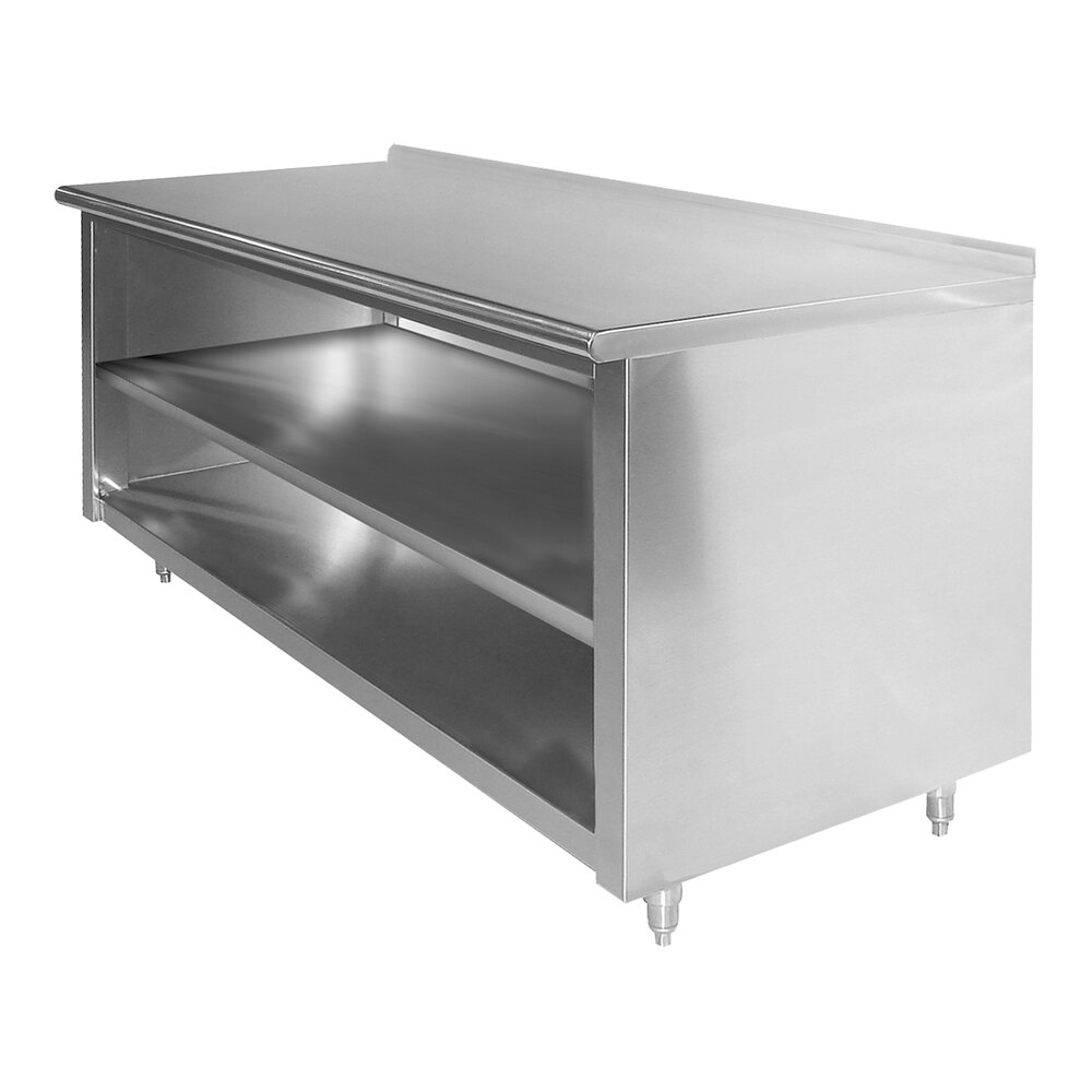Advance Tabco EF-SS-366M 36" x 72" 14 Gauge Open Front Cabinet Base ...