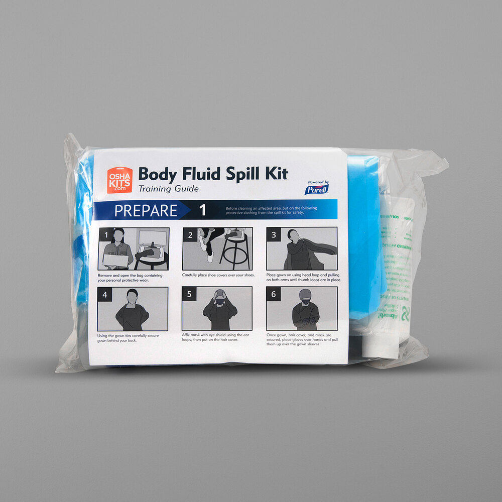 Purell® 3841-02-RFL Body Fluid Spill Kit Refill - 2/Case
