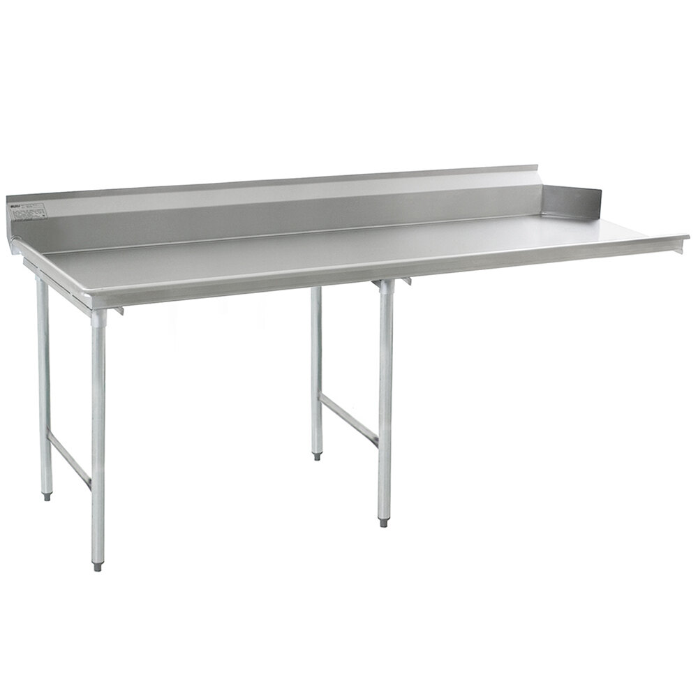 Eagle Group CDTL-96-16/3 96" Left Side 16 Gauge 304 Series Stainless ...