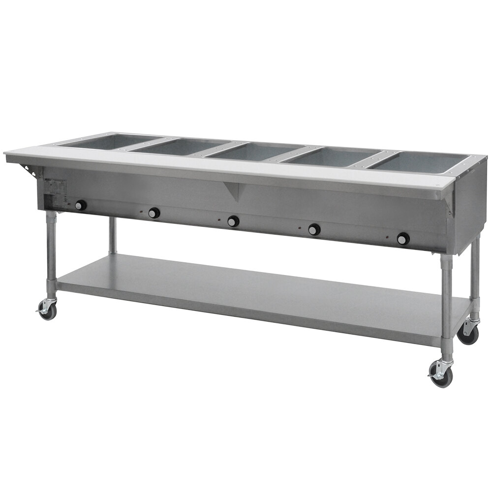 Eagle Group PDHT5-240-3 Five Pan Open Well Portable Electric Hot Food ...