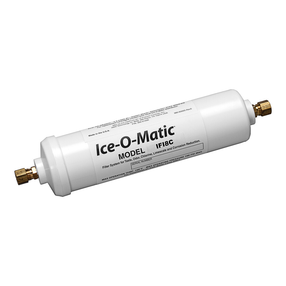 Ice-O-Matic IFI8C Inline Single Ice Machine Water Filter Cartridge - 10 ...